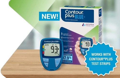 Contour Plus Blood Glucose Monitoring System Glucometer | eBay