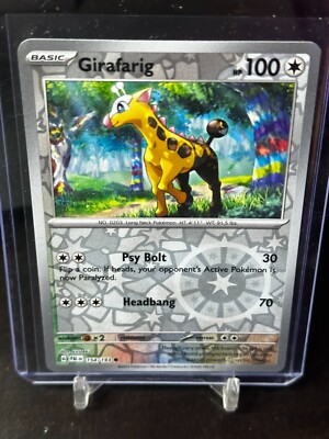 Girafarig Reverse Holo Pokemon TCG Card 154/193 | eBay