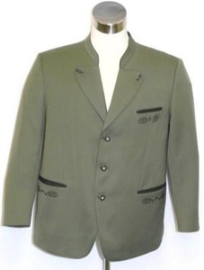 BAVARIAN WOOL Sport JACKET Men German SHORT SLEEVE Hunting Trachten ...