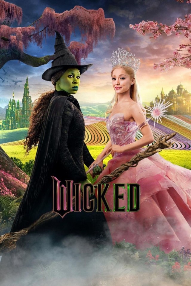 2024 Wicked Movie Poster 11X17 Ariana Grande Cynthia Erivo Land Of Oz 🔮 ...