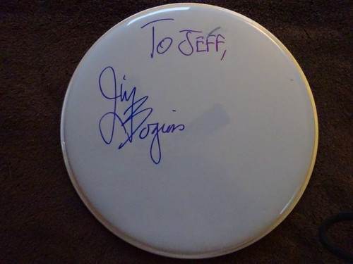 Counting Crows Jim Bogios signed / autographed generic 12" Drumhead | eBay