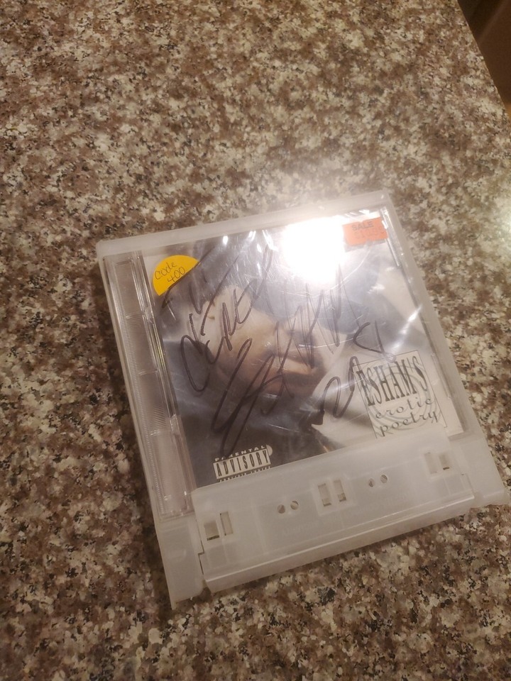 Esham SIGNED Erotic Poetry SEALED CD RLP Reel Life Productions 1990 ...