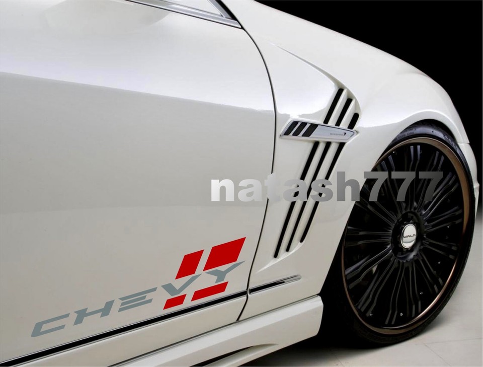 CHEVY Sport Racing Performance Car CHEVROLET Vinyl Decal Sticker Emblem ...