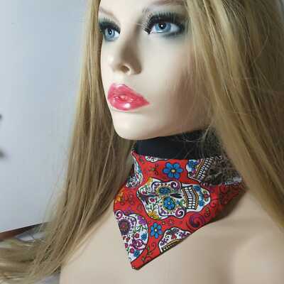 Bandana scarf neckerchief cowboy biker head wear neck wrist gangster ...