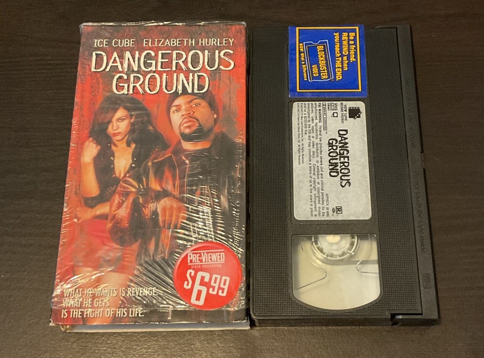 Dangerous Ground (VHS, 1997) Ice Cube, Elizabeth Hurley Blockbuster | eBay