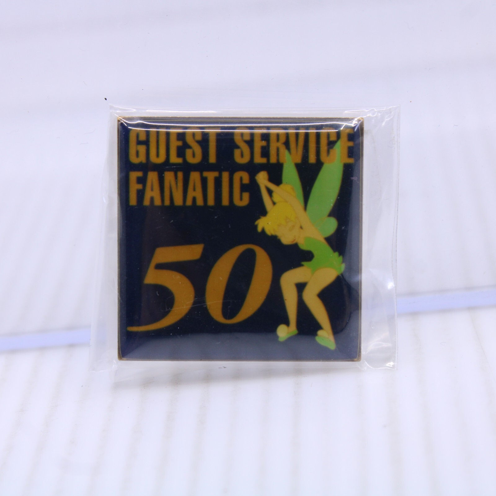 C1 Disney World WDW Pin Guest Service Fanatic 50 Tinker Bell | eBay