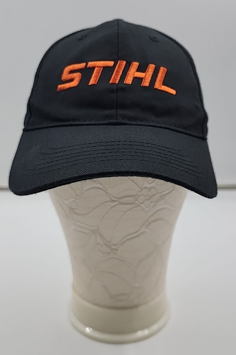 STIHL Outfitters Apparel Chainsaws Black LOGO CAP HAT Official Branded ...