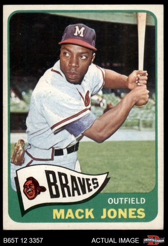 1965 Topps #241 Mack Jones Braves 4 - VG/EX | eBay