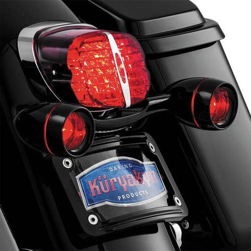 For Harley-Davidson Road King 00-18 Turn Signal Deep Dish Bezels Bullet ...