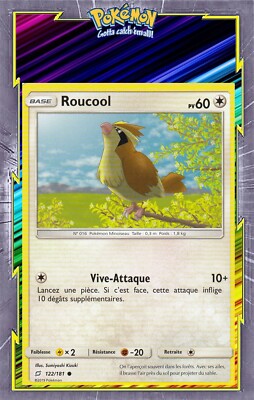 Roucool - SL09:Duo De Choc - 122/181 - Carte Pokemon Neuve Française | eBay