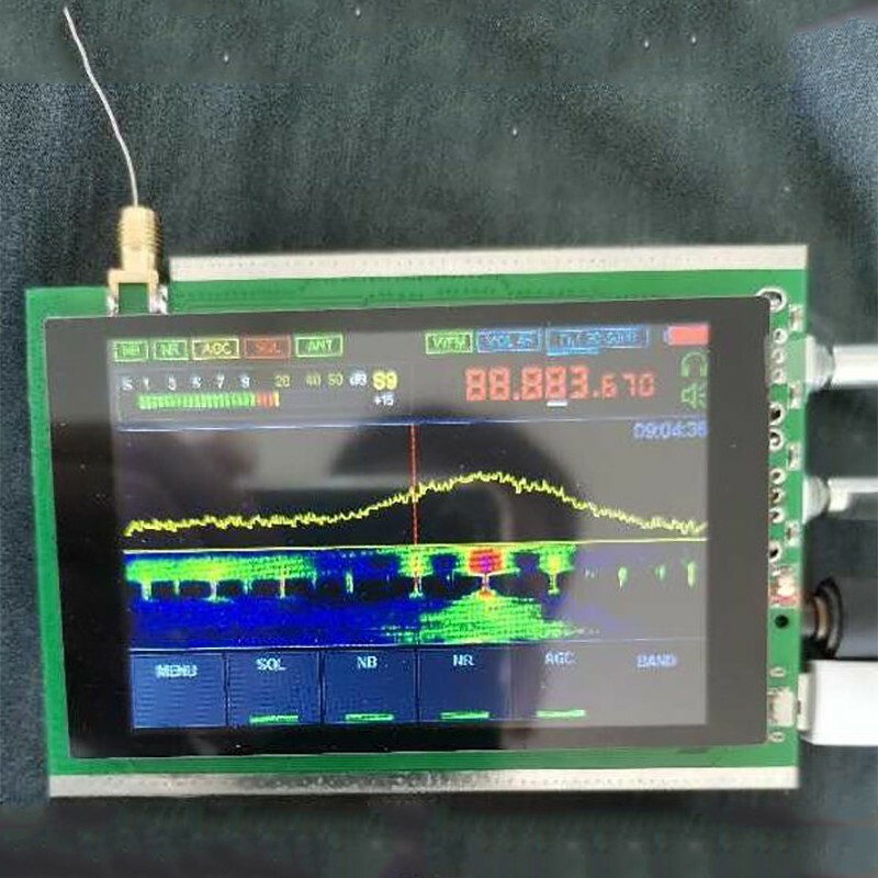 50KHz-200MHz DSP SDR Receiver Shortwave Radio Receiver Amateur Ham ...