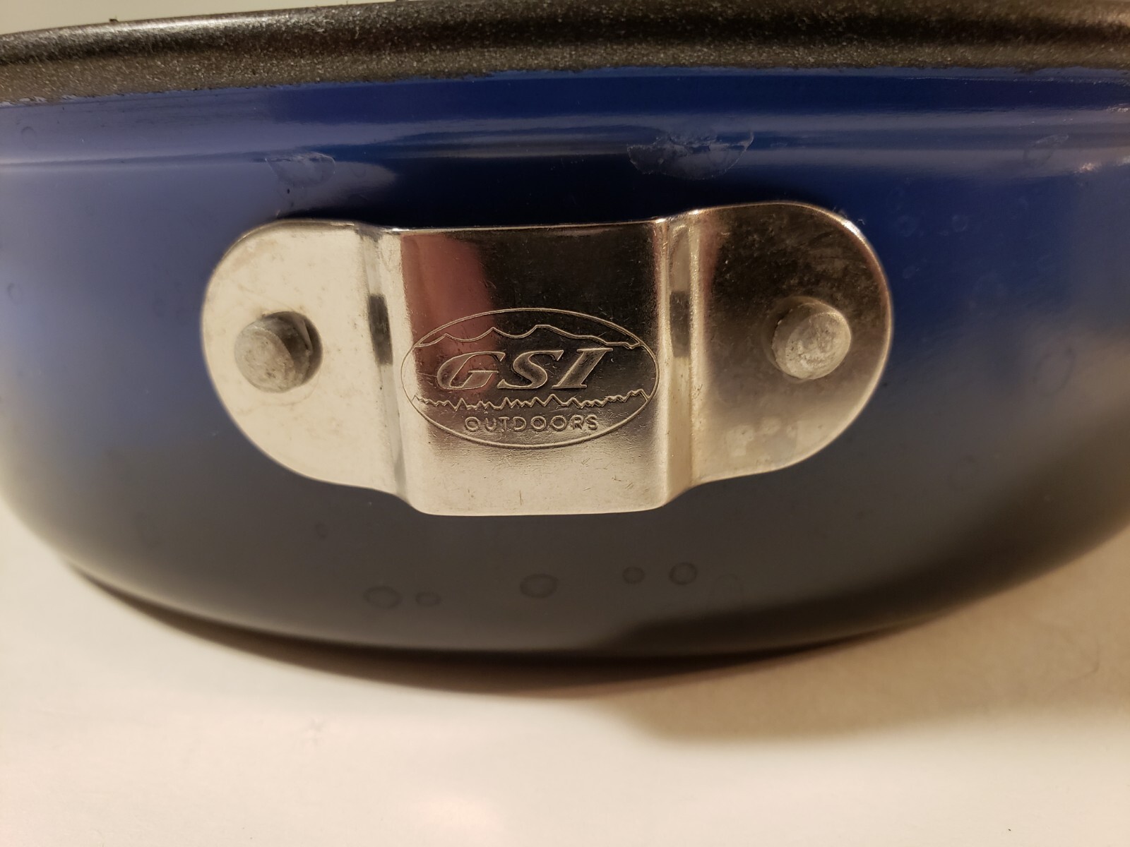 GSI Outdoors Camping Bugaboo Mess Kit Pot & Pan with Blue Mug & Bowl ...