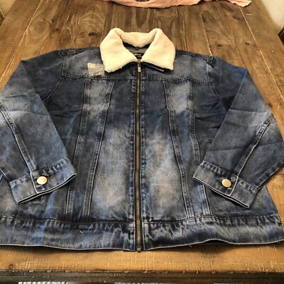 The Tubbo Moment Men's By The Sea Denim Jacket Blue L | eBay