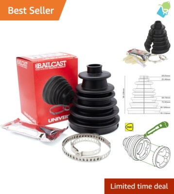Complete Universal CV Joint Boot Replacement Kit - Easy Installation ...