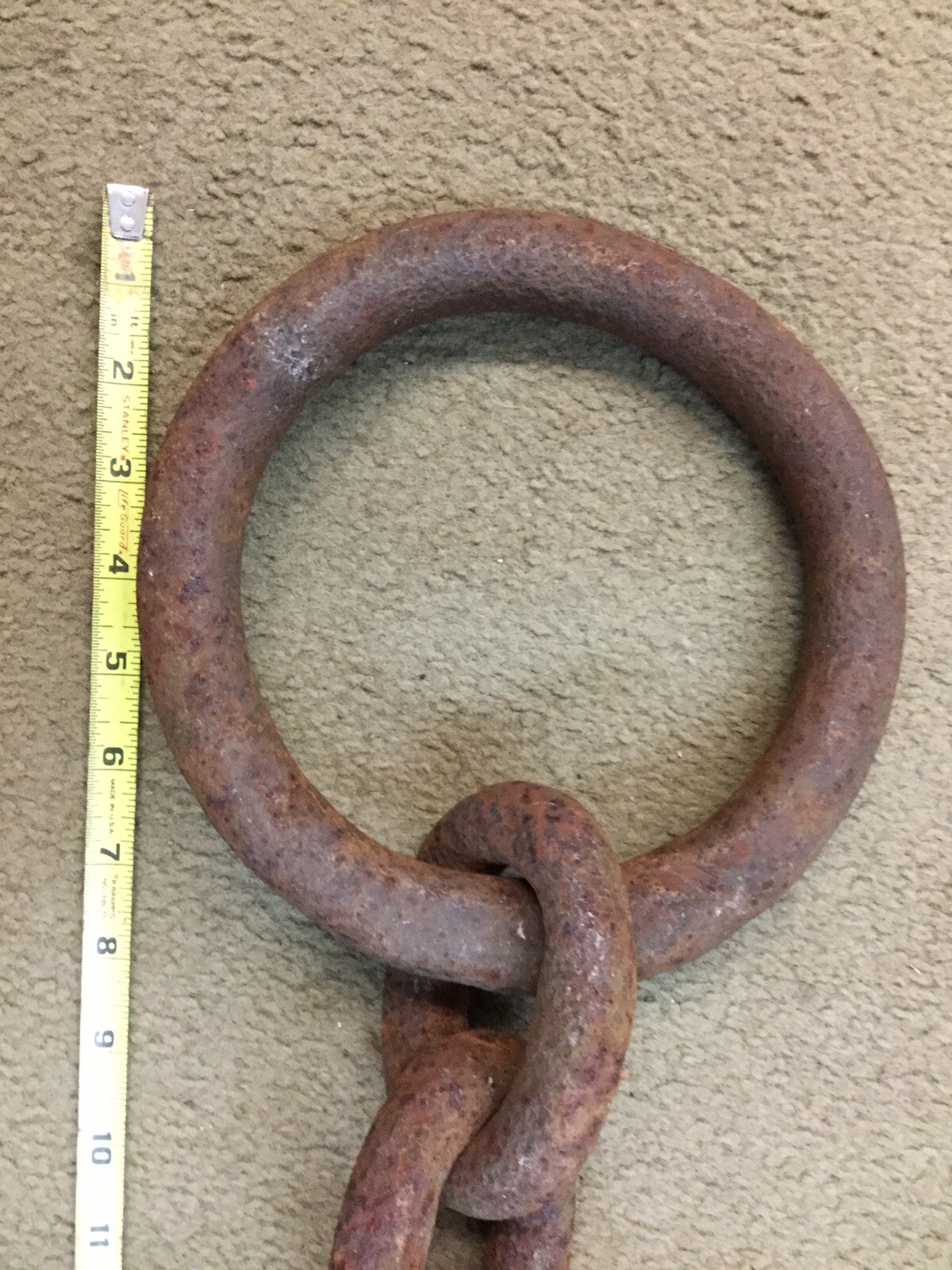 Vintage Steel Chain Link Boom Chain 8’ For Decoration Home Decor Wall ...