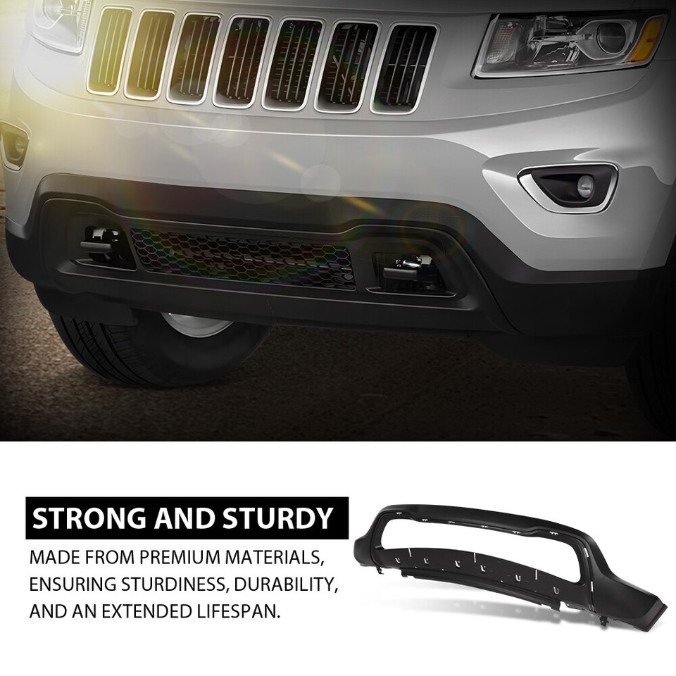Fit For 2014 2015 2016 Jeep Grand Cherokee Front Lower Bumper Cover ...