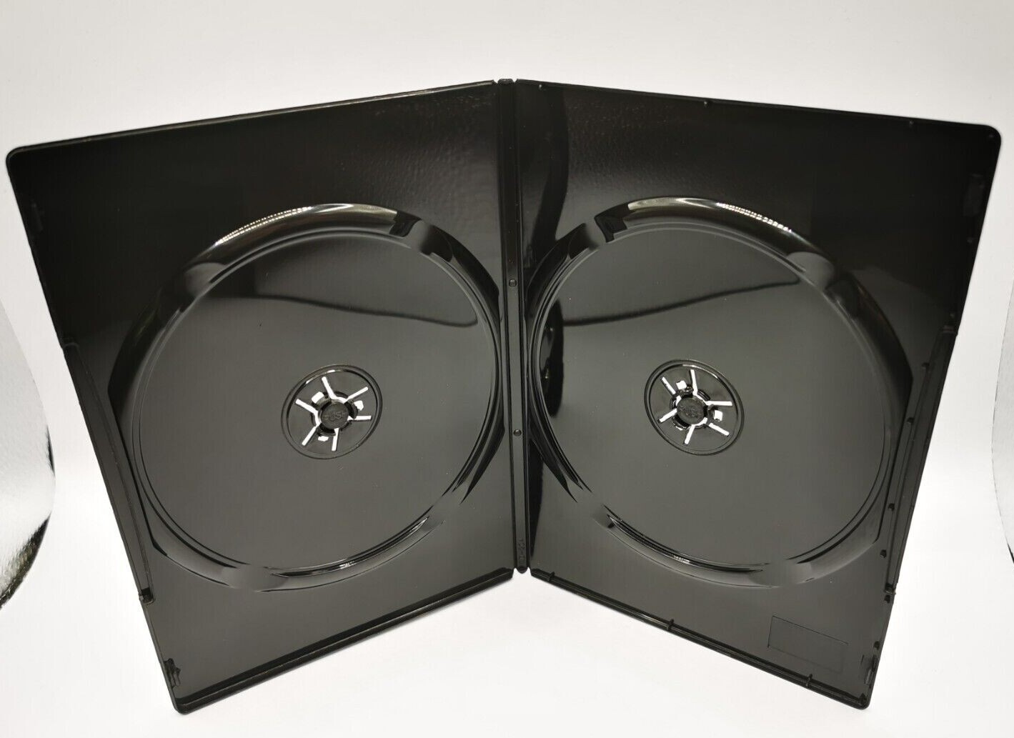 PREMIUM Double DVD Case - Holds 2 Discs - Black Clear Colour Blu Ray ...