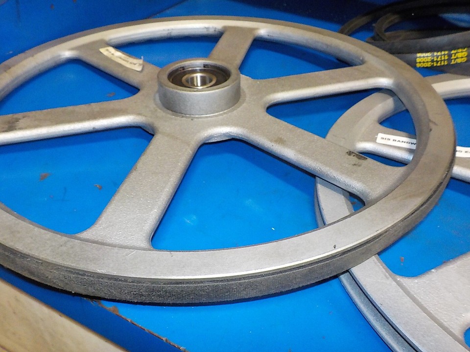 Bandsaw wheels Bandwheels 19" Pair with Drive belt build your own ...