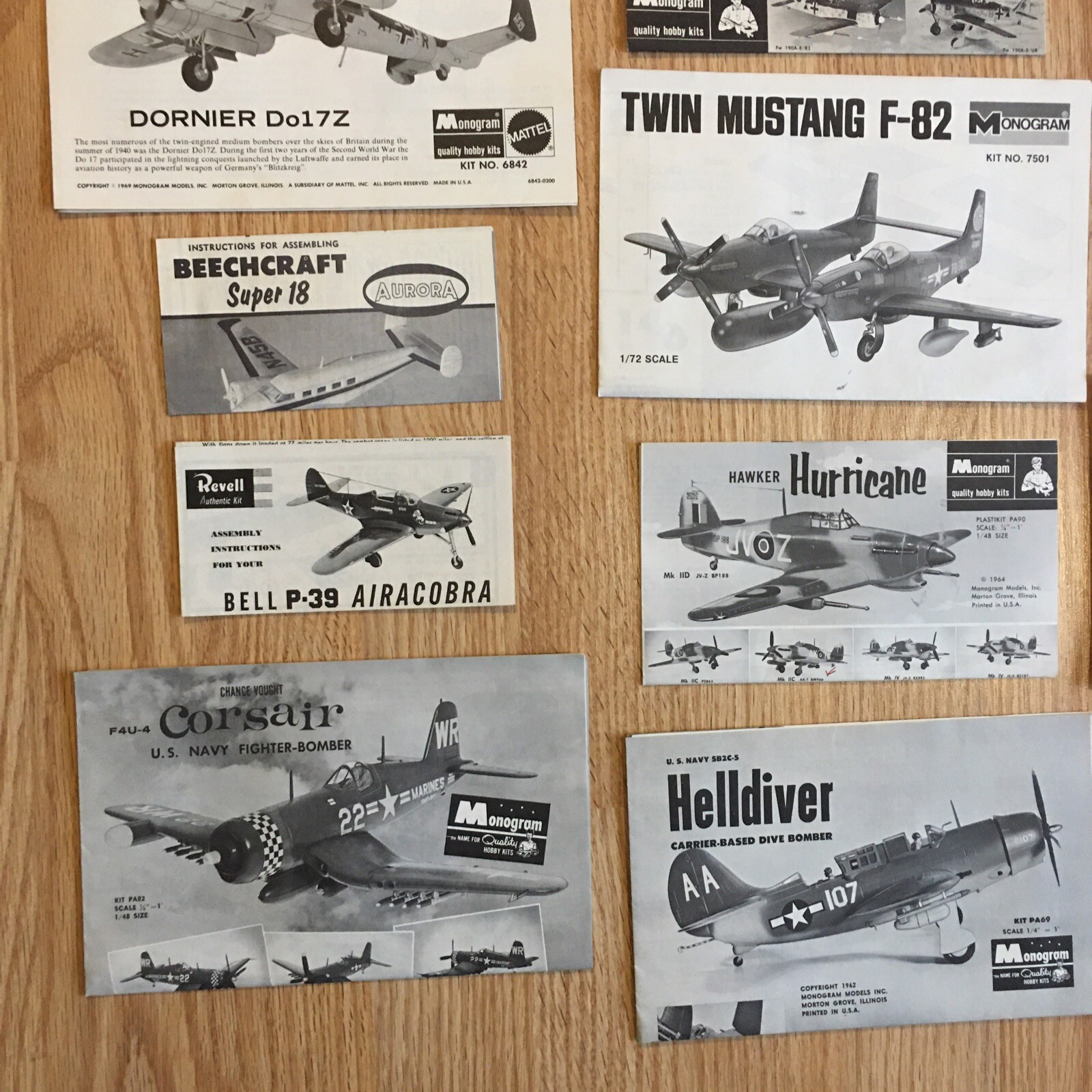vintage model kit airplane instructions | eBay