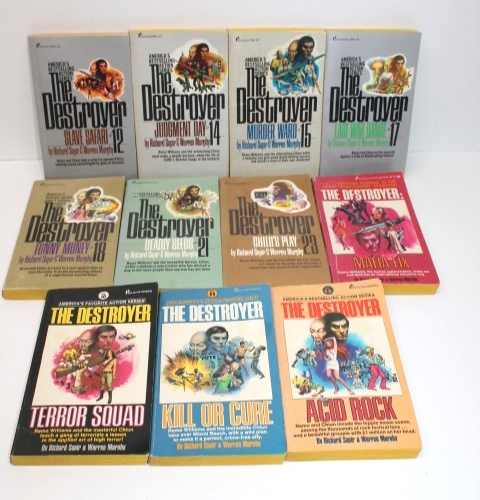 The Destroyer By Richard Sapir & Warren Murphy Lot Of 11 PBs Pinnacle ...