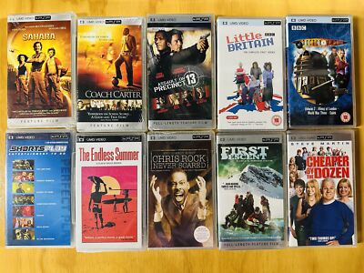 Lot Of 10 UMD Movies For PSP National Lampoon Sahara Chris Rock Very ...