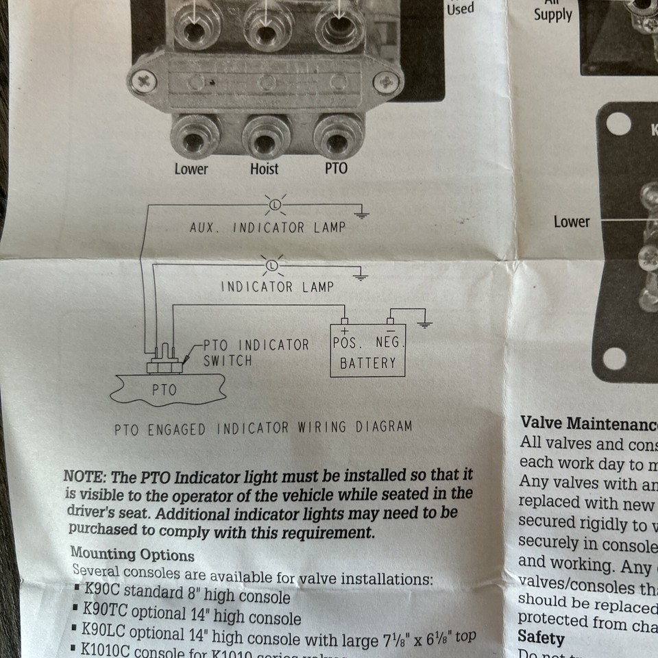 Buyers Products PTO indicator replacement light. 12V. Push in type. | eBay
