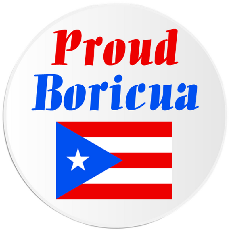 Proud Boricua - 25 Pack Circle Stickers 3 Inch - Puerto Rico PR Pride ...