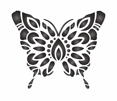 Monarch Butterfly Stencil Designs