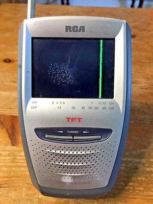 RCA Handheld TV Cat 16-3062 LCD Color Portable Television Vintage Ships ...