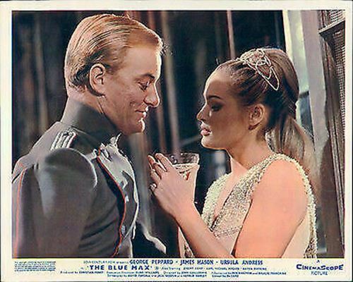 The Blue Max Original British Lobby Card Ursula Andress Jeremy Kemp | eBay