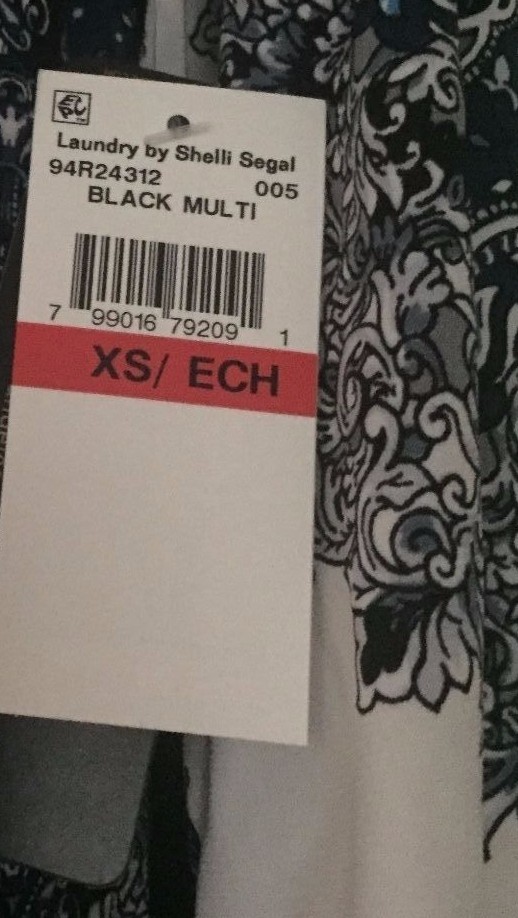 Laundry BY SHELLI SEGAL Women's Ritzy Rivera Shift Dress; Black/Multi ...