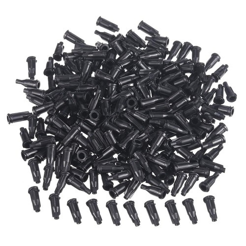 250 Pcs Bucket Plug Black Dispensing Needle Caps Luer Lock Elderly Tip | eBay