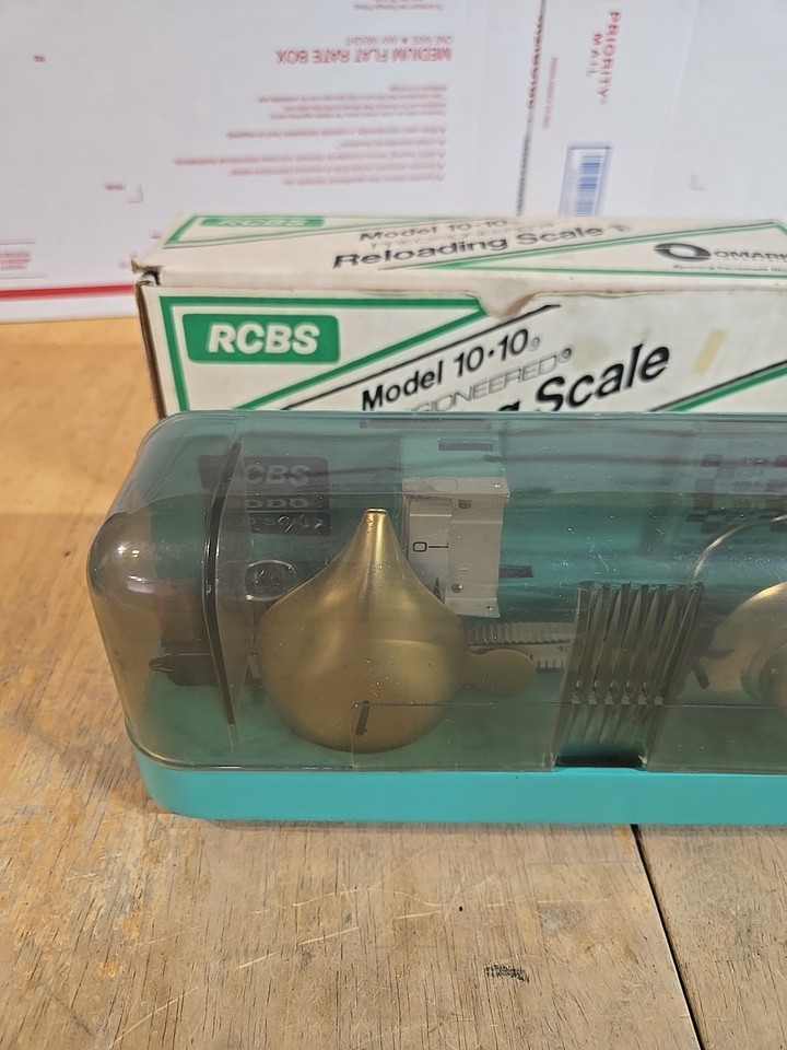 OHAUS RCBS Model 10-10 Reloading Balance Beam Scale 09073 (In Original ...