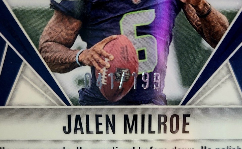 2025 Panini Phoenix - Rookies Jalen Milroe #151 Purple (RC) Winter ...