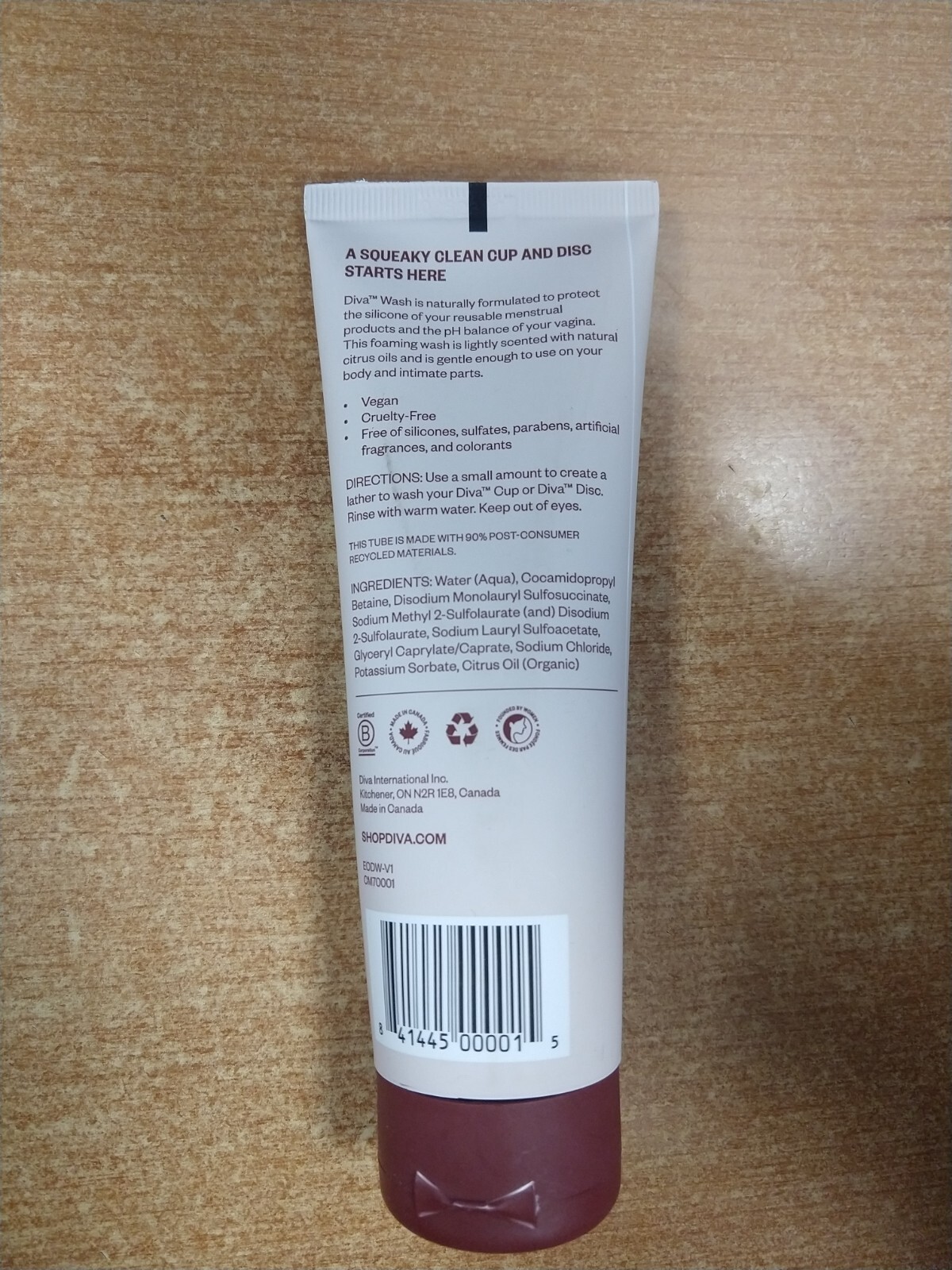 DivaCup DivaWash Menstrual Cup Wash Cleanser PH Balanced 4 Oz for sale ...