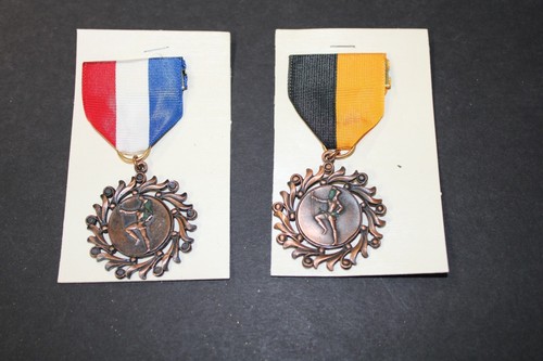 Marching Band Vintage medals awards pinbacks ribbons, lot of 2, 1960s ...