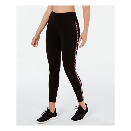 Ideology Women's Black Pink Workout Activewear Leggings Yoga Gym Pants ...