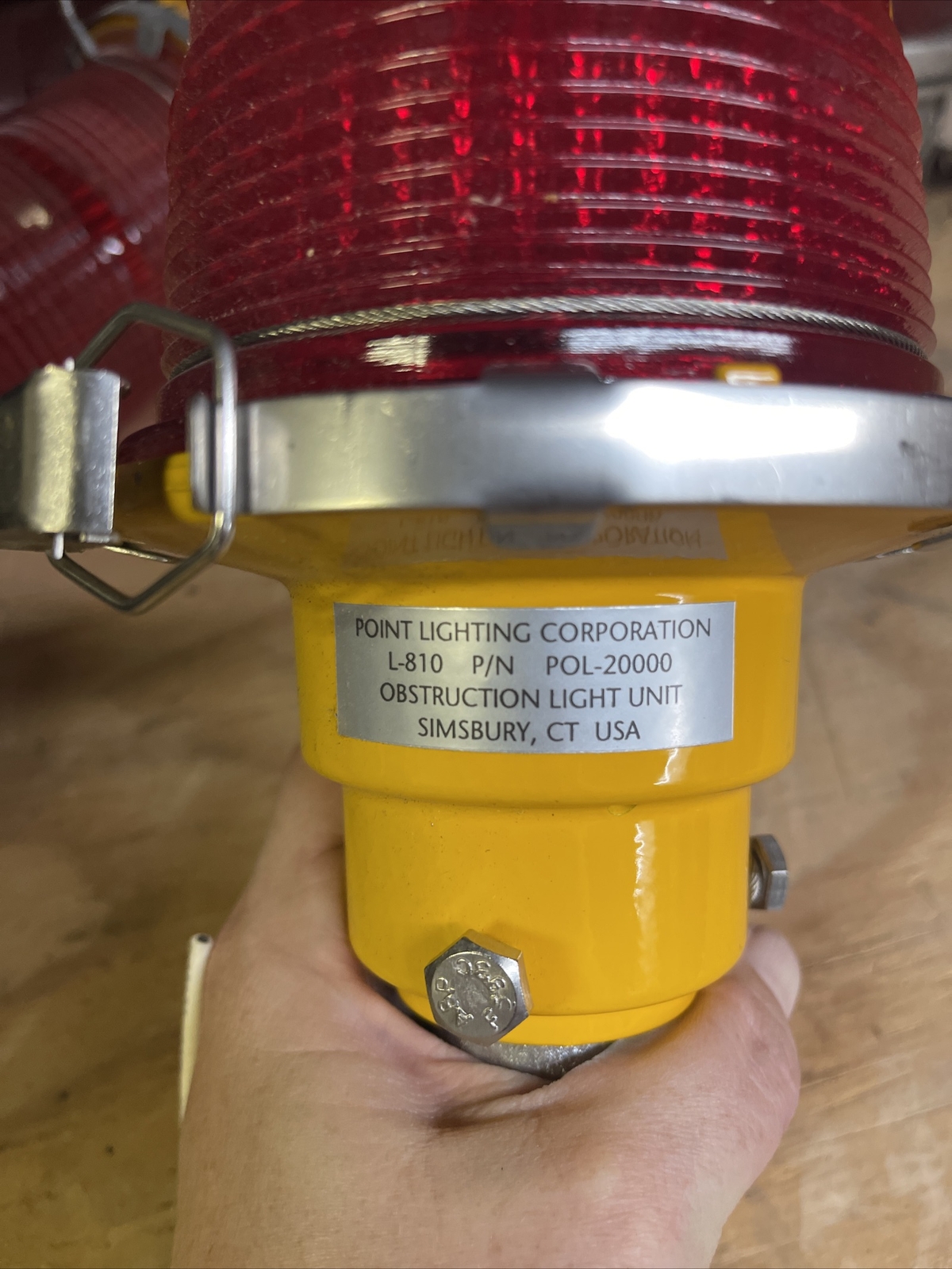 FL-810 Incandescent Low Intensity Red Obstruction Light | eBay