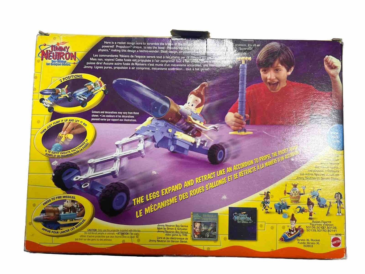 Nickelodeon Jimmy Neutron 2001 Build Blast Air Rocket 2001 Jimmy