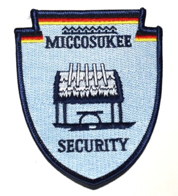 MICCOSUKEE – SECURITY – FLORIDA FL Sheriff or Police Patch ARROW SHAPE ...
