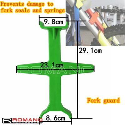 Green Tie Down Block Fork Support Suspension Saver Protector Fits 80cc ...