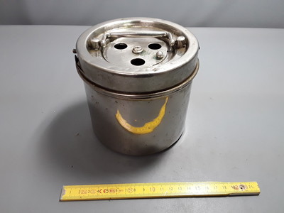 ancien recipient a définir Contenant en métal french antique | eBay