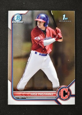 2022 Bowman Chrome Prospect #BCP-21 Jose Pastrano - Cleveland Guardians ...
