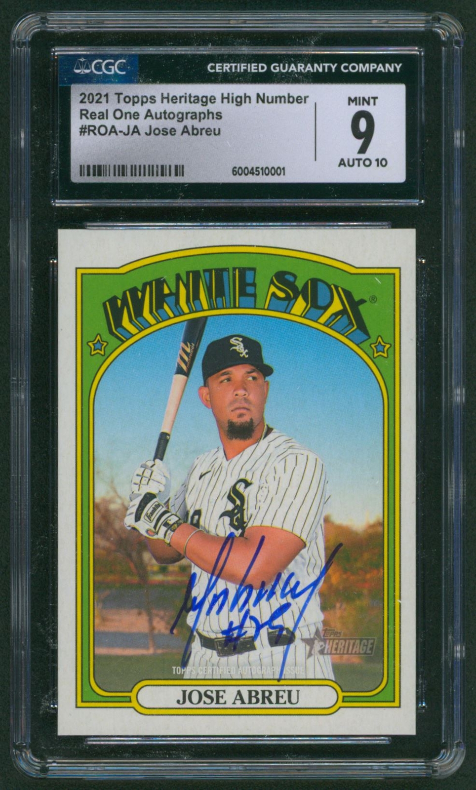 2021 Topps Heritage High Number - Real One Autographs José Abreu #ROA ...
