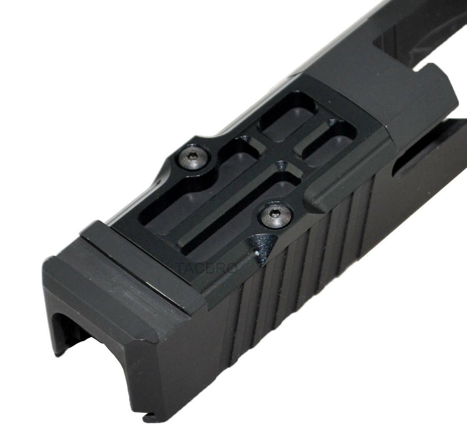 Black Anodized Aluminum Trijicon RMR Cover Plate for G17 G19 G26 Cut ...