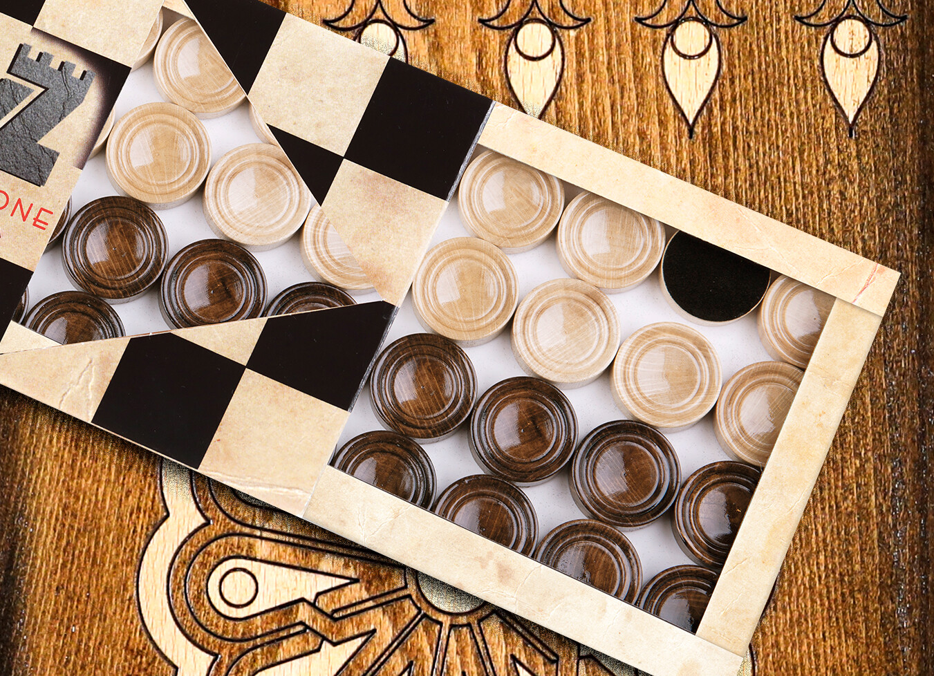 Wood Backgammon Set Ornaments - Wooden Board Game - Handmade Armenian ...