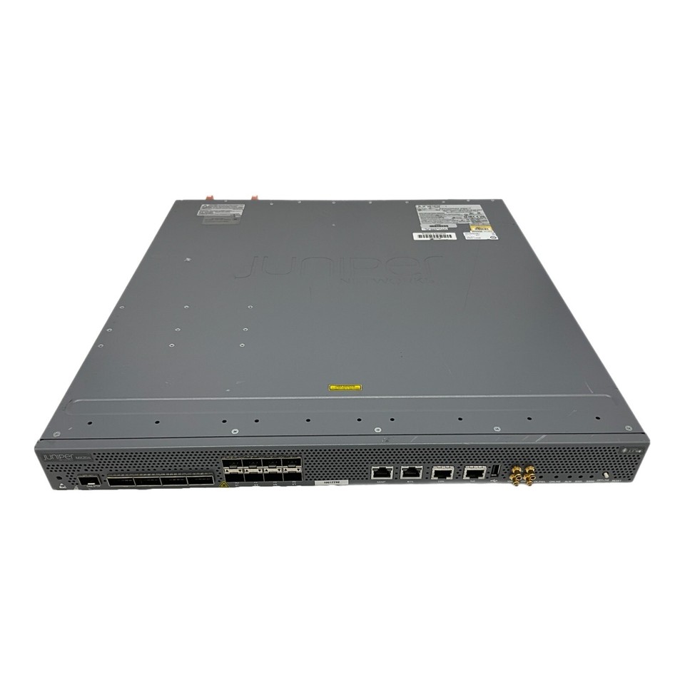 Juniper MX204 8 Port 10GB SFP+ Front to Back Dual PSU w/ Ears | 4x 100G ...