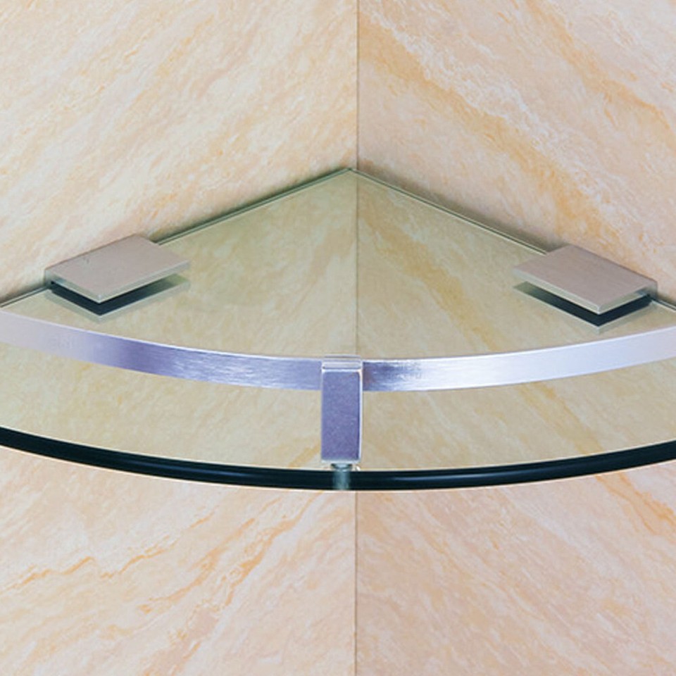 10 Pcs Heavy Duty Shelf Brackets Glass Sandwich Plate Support | eBay