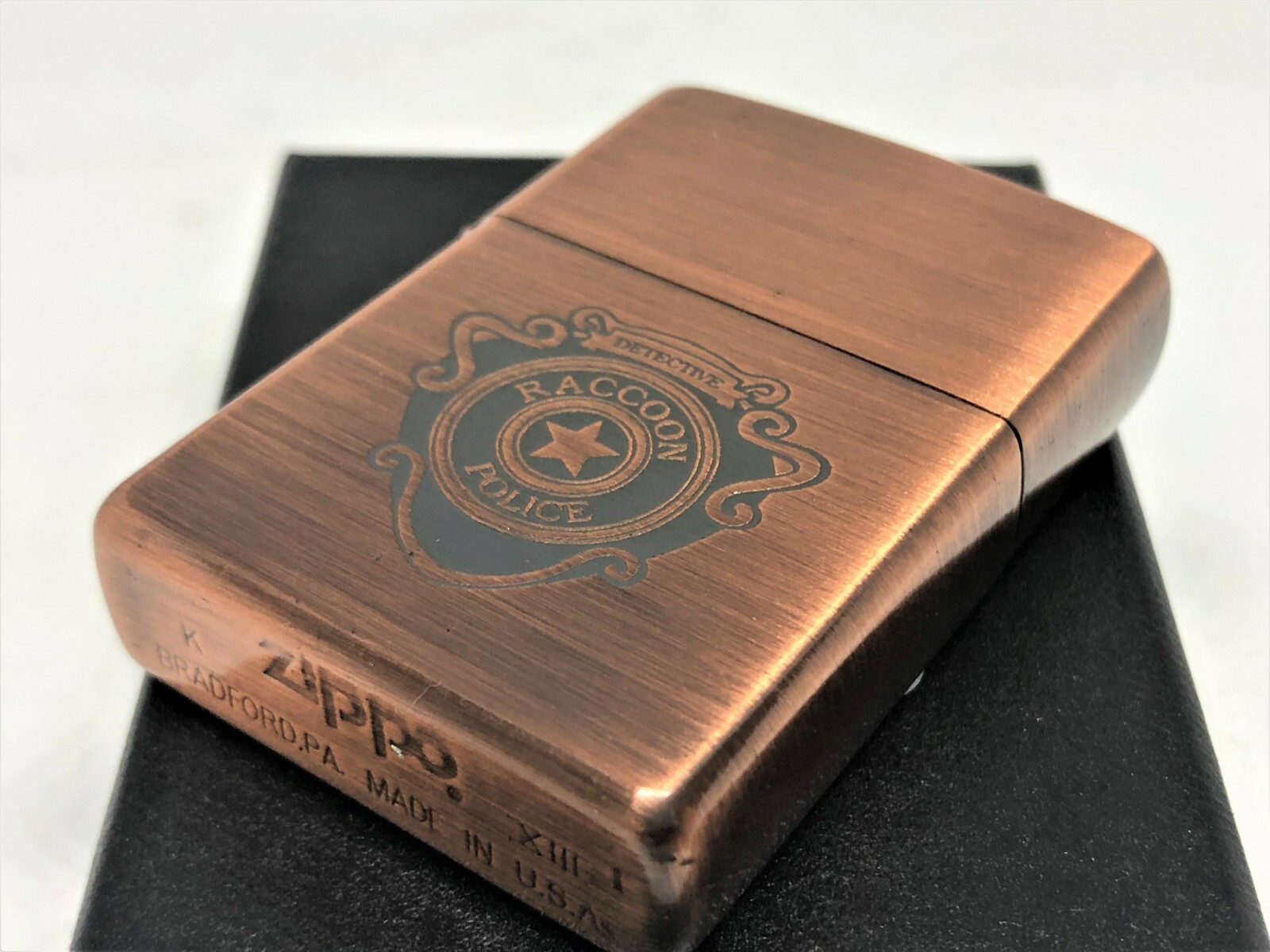 ZIPPO Limited Edition "BIOHAZARD: Raccoon City Police" Detective Badge ...