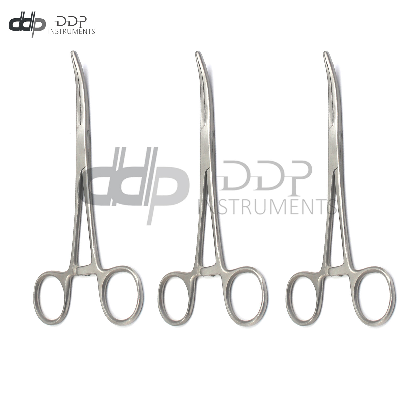 Lot Of 3 Pieces Carmalt Forceps 8" Curved Surgical Instrument Stainless ...